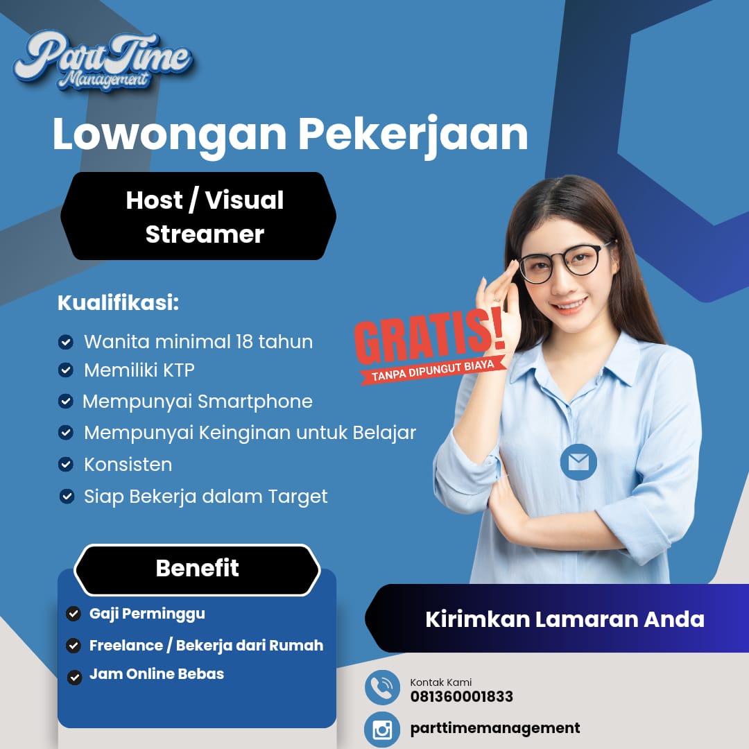 Loker freelance host / visual streamer remote